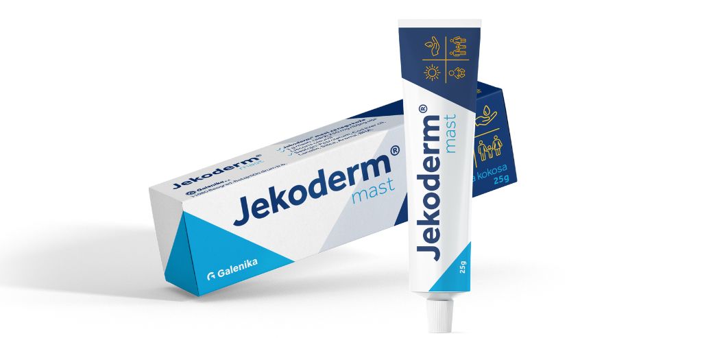 JEKODERM MAST pospešuje proces epitelizacije i neguje kožu